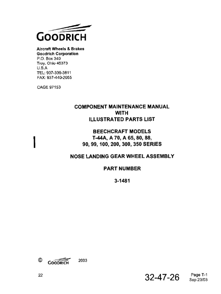 3-1481, NW B300 CMM (32-47-26) Rv.3 | PDF