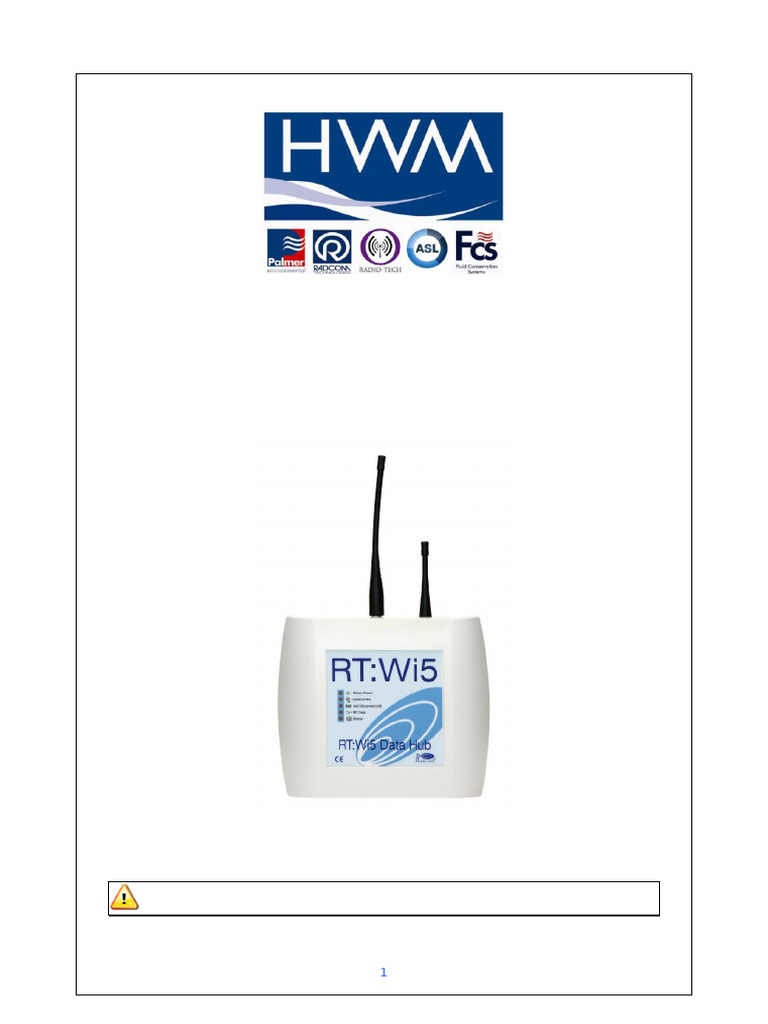 MAN-567-0002-G Wi5 Data Concentrator User Manual | PDF | File Transfer Protocol | General Packet ...