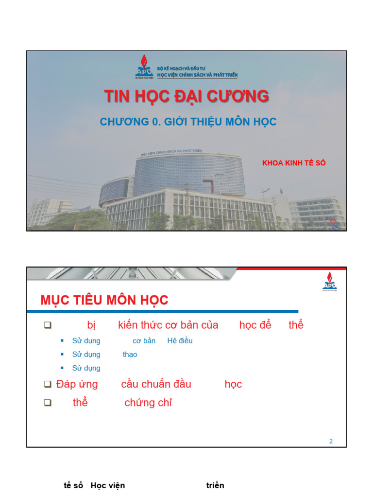 0 Gioi Thieu Mon Hoc THDC | PDF