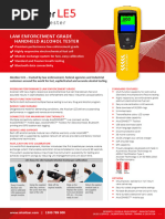 Lion Alcolmeter® 700 User Handbook | PDF | Calibration