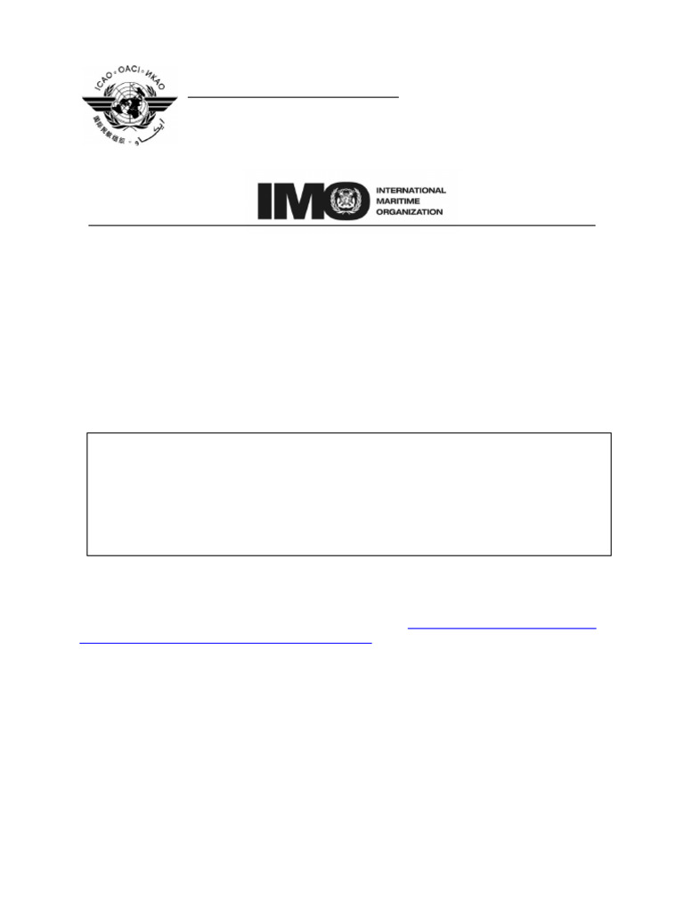 ICAO-IMO JWG-SAR-31-IP.6 - IMRF Rescue Craft Operators Training ...