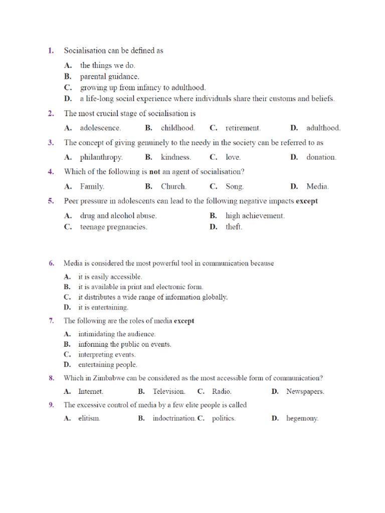 Heritage Form Three Exam | PDF