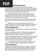 Symbols Used in Nuclear Chemistry Packet | PDF