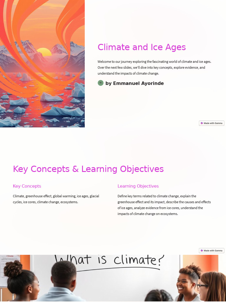 Climate and Ice Ages | PDF | Climate | Ice Age