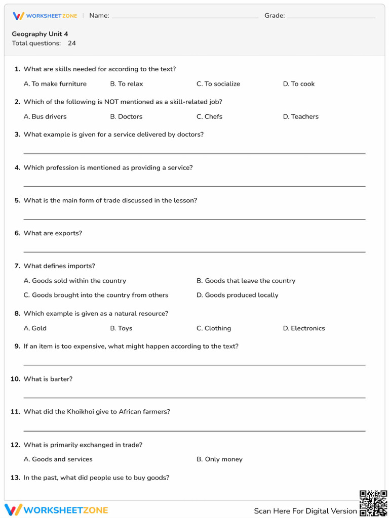 Geography Unit 4 | PDF