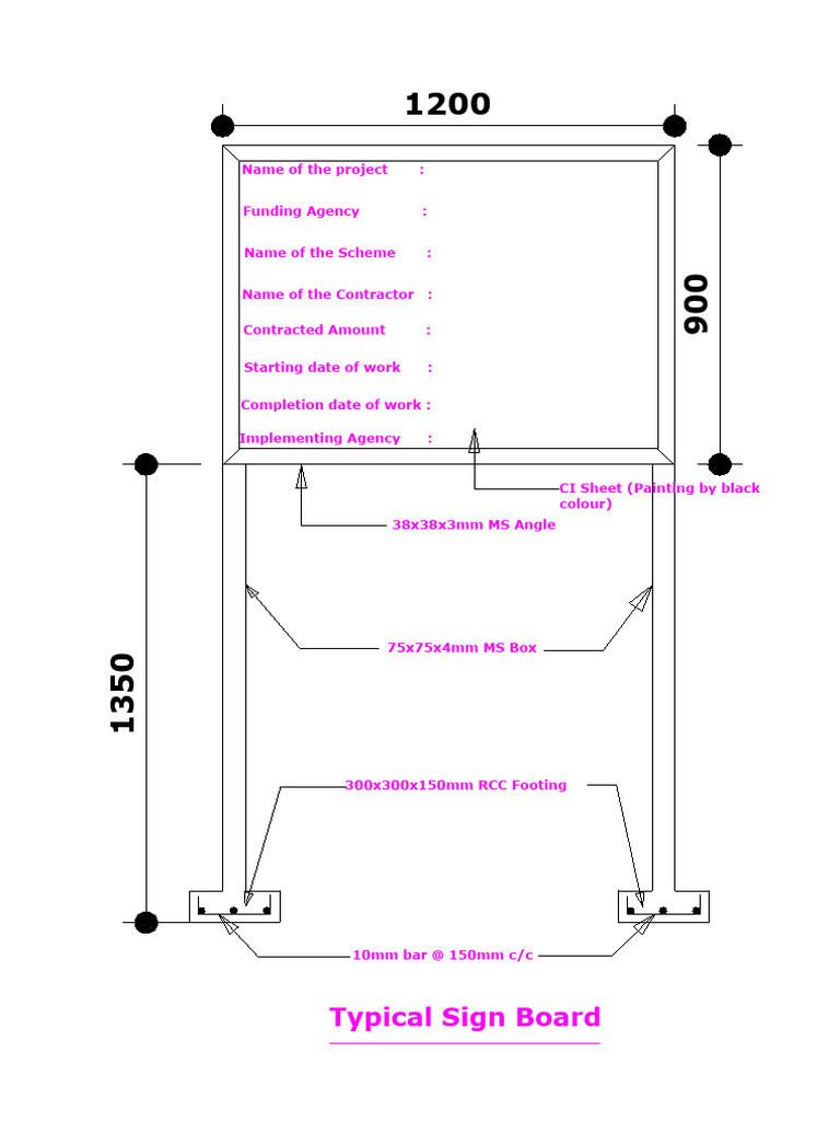 Sign Board Model | PDF
