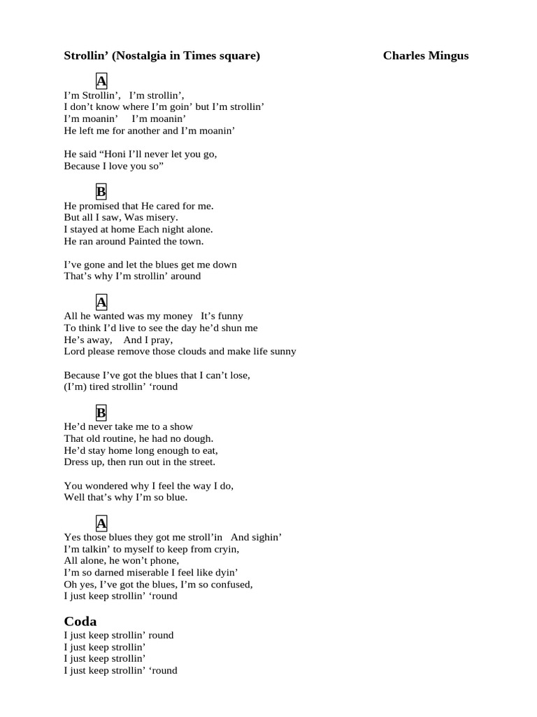 Strollin | PDF