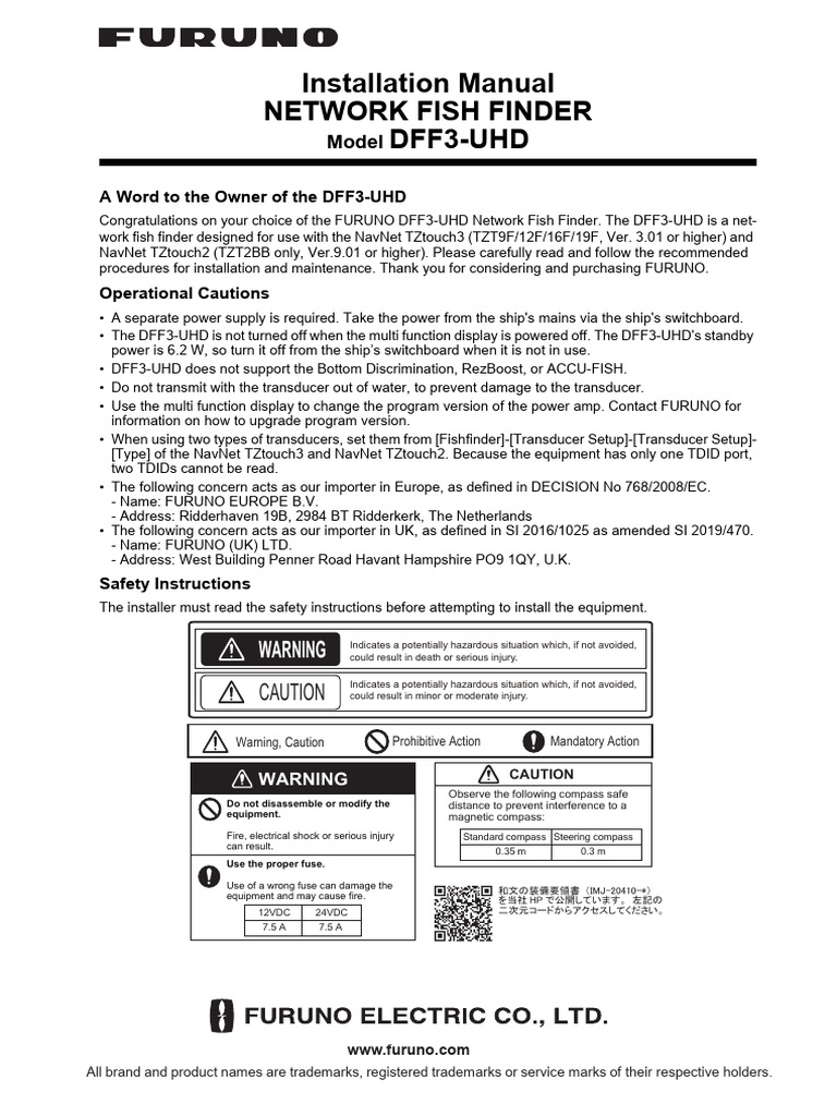 Dff3 Uhd Installation Manual | PDF | Electrical Connector | Troubleshooting