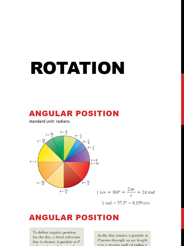 2_Rotation | PDF | Velocity | Acceleration