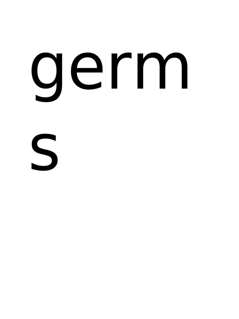 Germs | PDF
