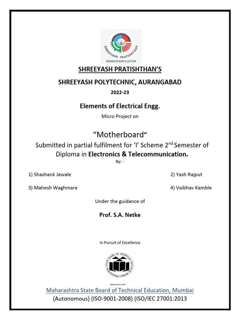 First Three Pages (Mahesh) | PDF