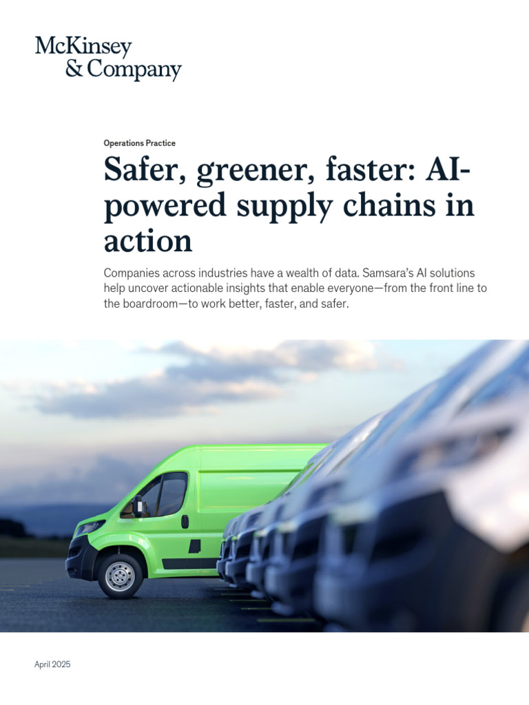 Safer Greener Faster Ai Powered Supply Chains in Action | PDF | Artificial Intelligence ...