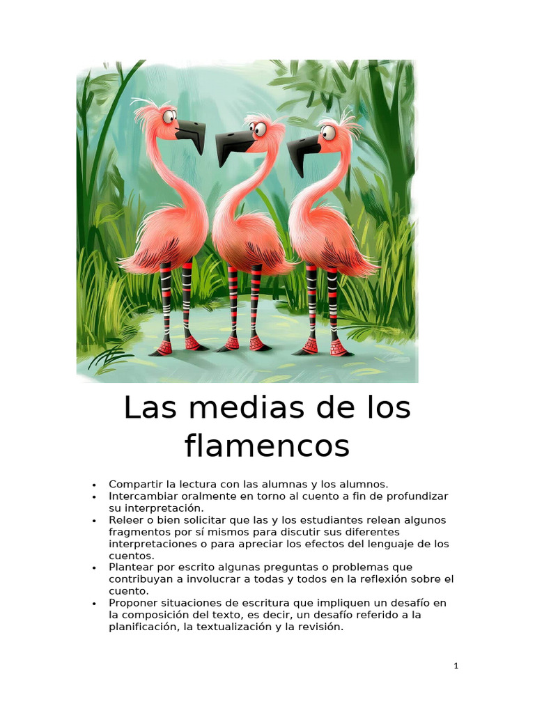 Las Medias de Los Flamencos 2 | PDF | Palabra | Ortografía