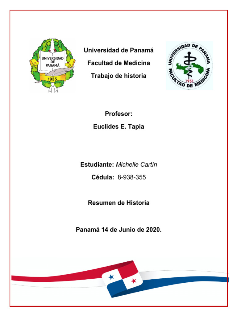 Resumen de Historia - Michelle Cartín | PDF | Panamá | canal de Panama