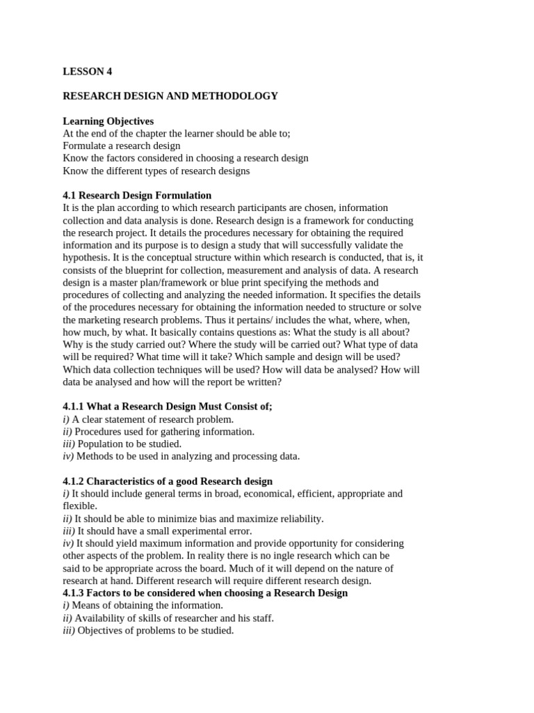 Research Design and Methodology Guide | PDF | Methodology | Hypothesis