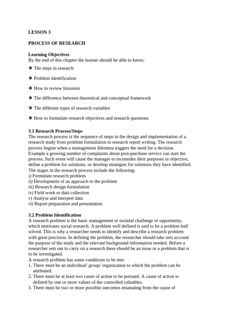 Lesson 3-Research Methods | PDF | Hypothesis | Theory