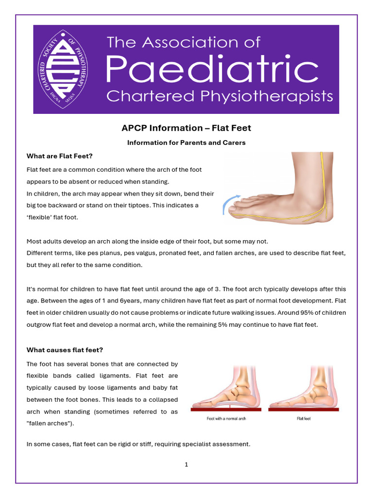 APCP - Flat Feet Approved MSK Aug (530) 2024 | PDF | Foot | Diseases ...