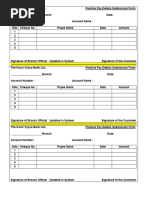 Positive Pay Confirmation Form BOB | PDF