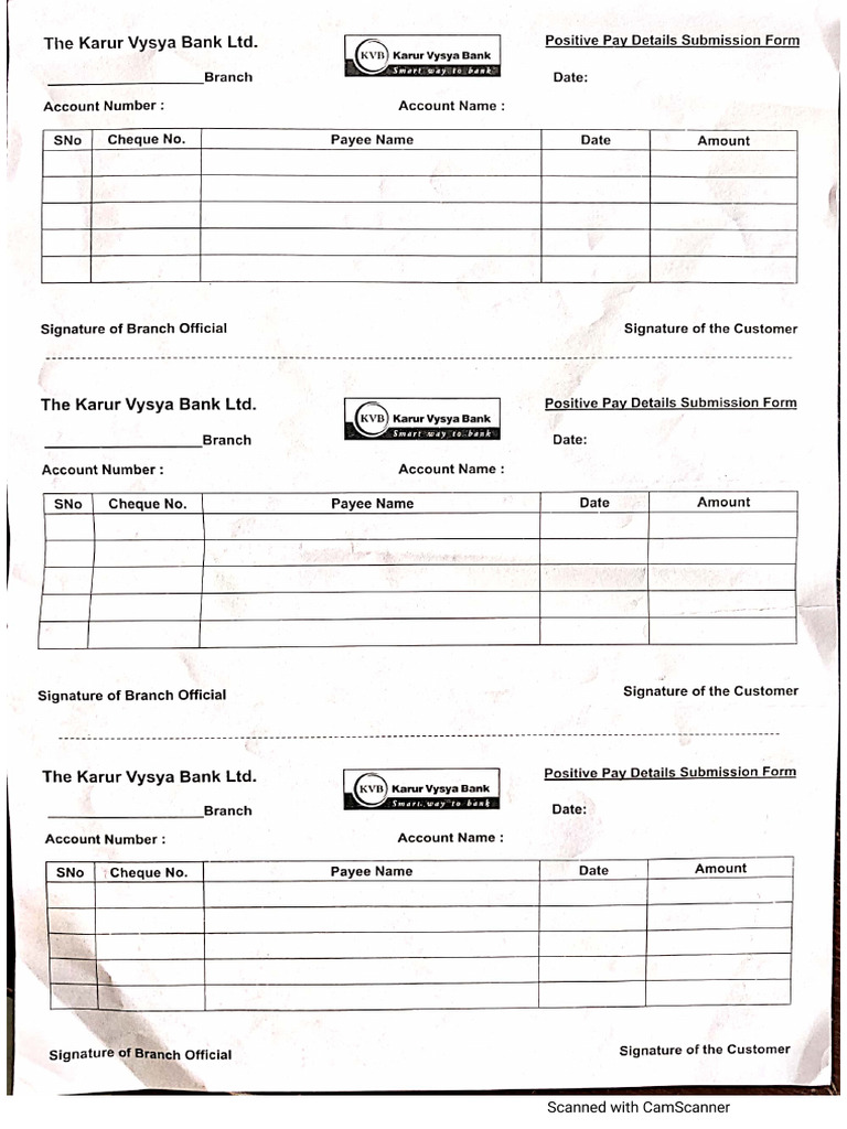 PPS Form KVB | PDF