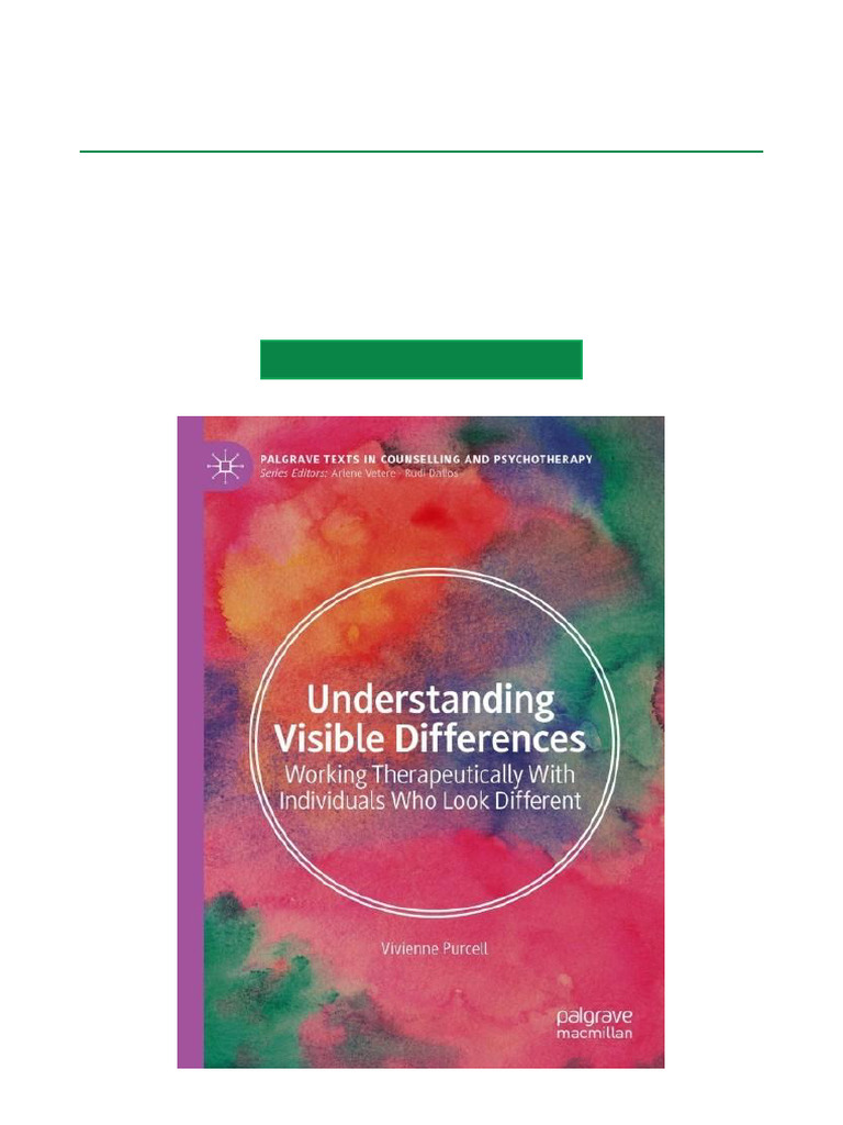 Therapeutic Approaches to Visible Differences | PDF | Disability ...