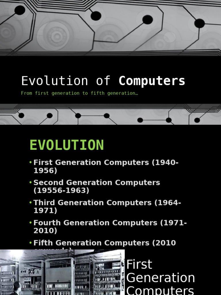 Evolution of Computers | PDF