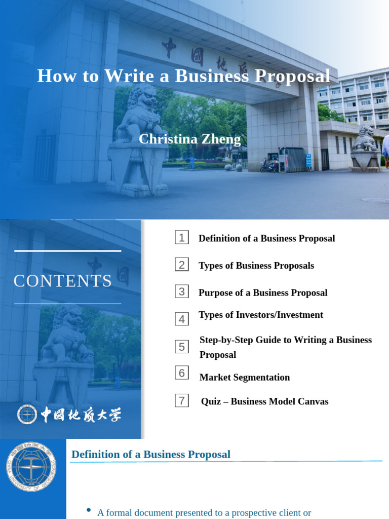 Business Proposal Writing Guide | PDF | Market Segmentation | Marketing