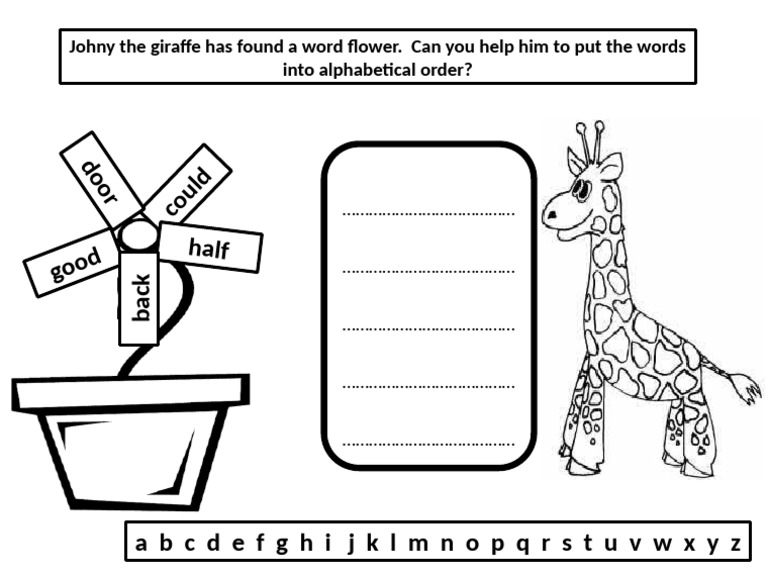 Reading Activity Pdf