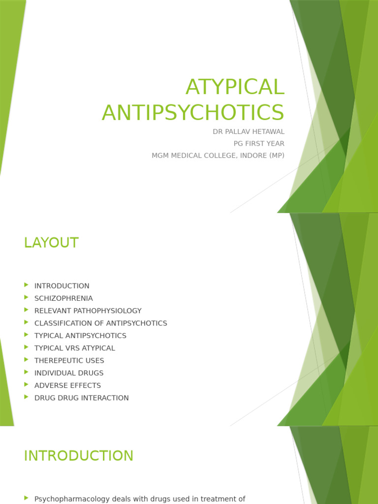 Atypical Antipsychotics | PDF | Antipsychotic | Schizophrenia