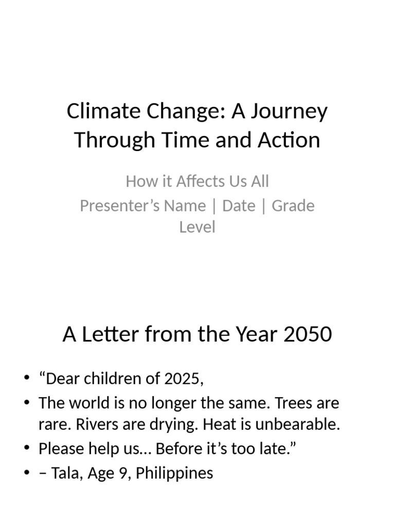 Climate Change Lesson Updated | PDF | Climate Change | Earth Sciences