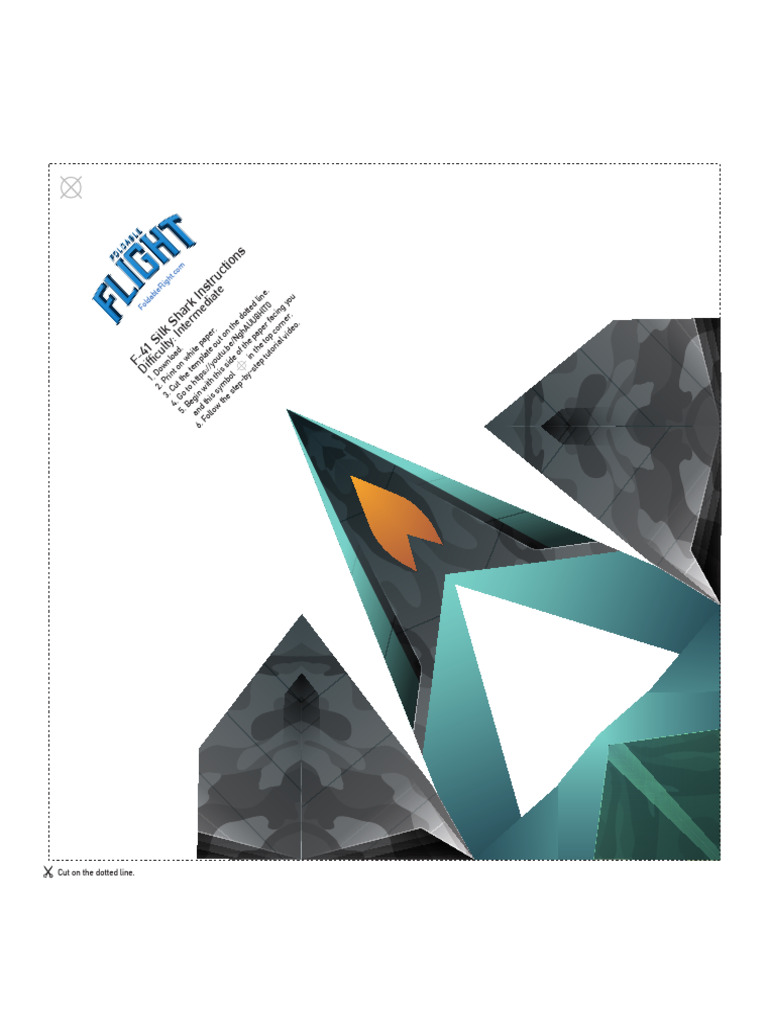 F-41 Silk Shark Template | PDF
