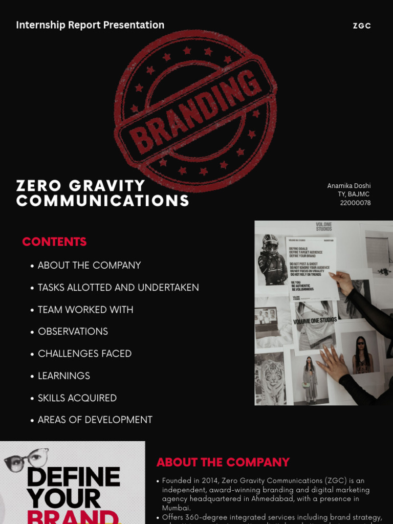 Internship Presentation 2025 Anamika | PDF | Promotion And Marketing ...
