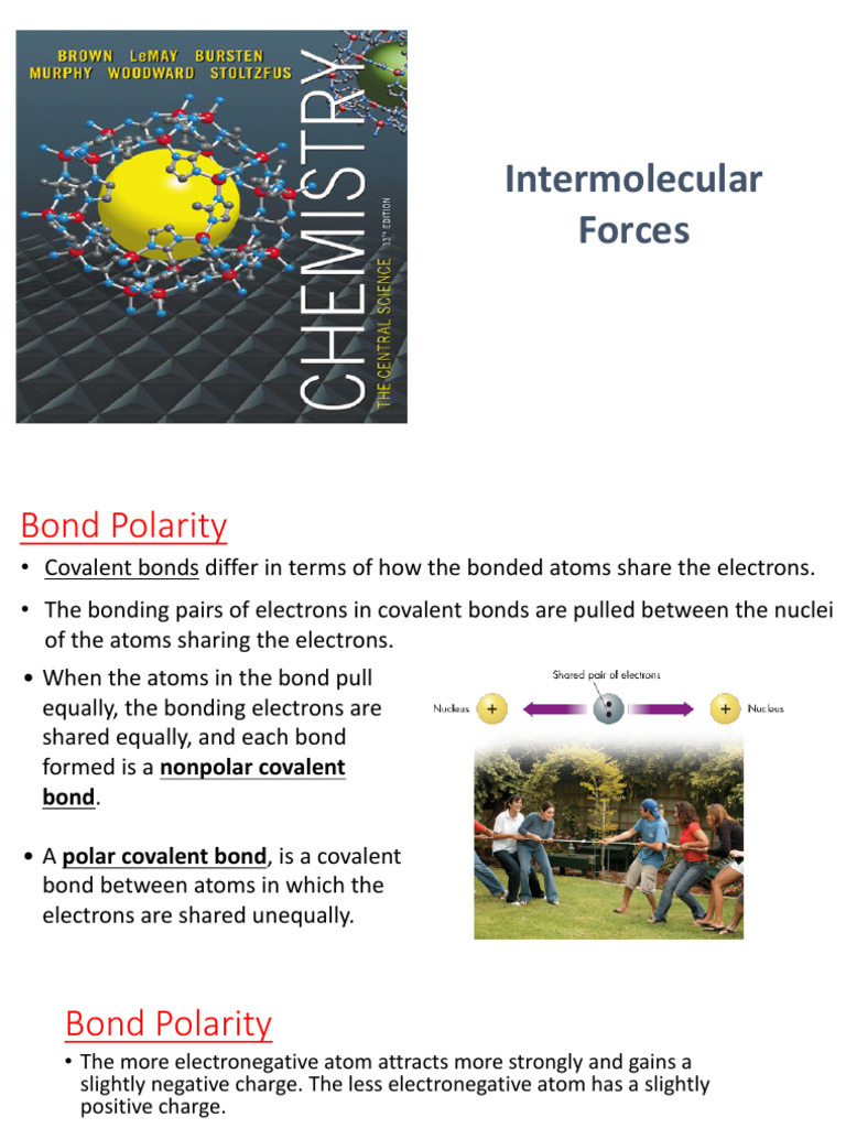 Lesson 1 - Intermolecular Forces - Chemistry - G10 - T339S5n | PDF ...