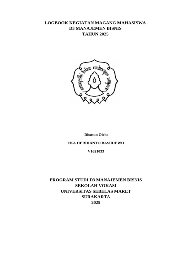 Logbook KMM 2025 | PDF