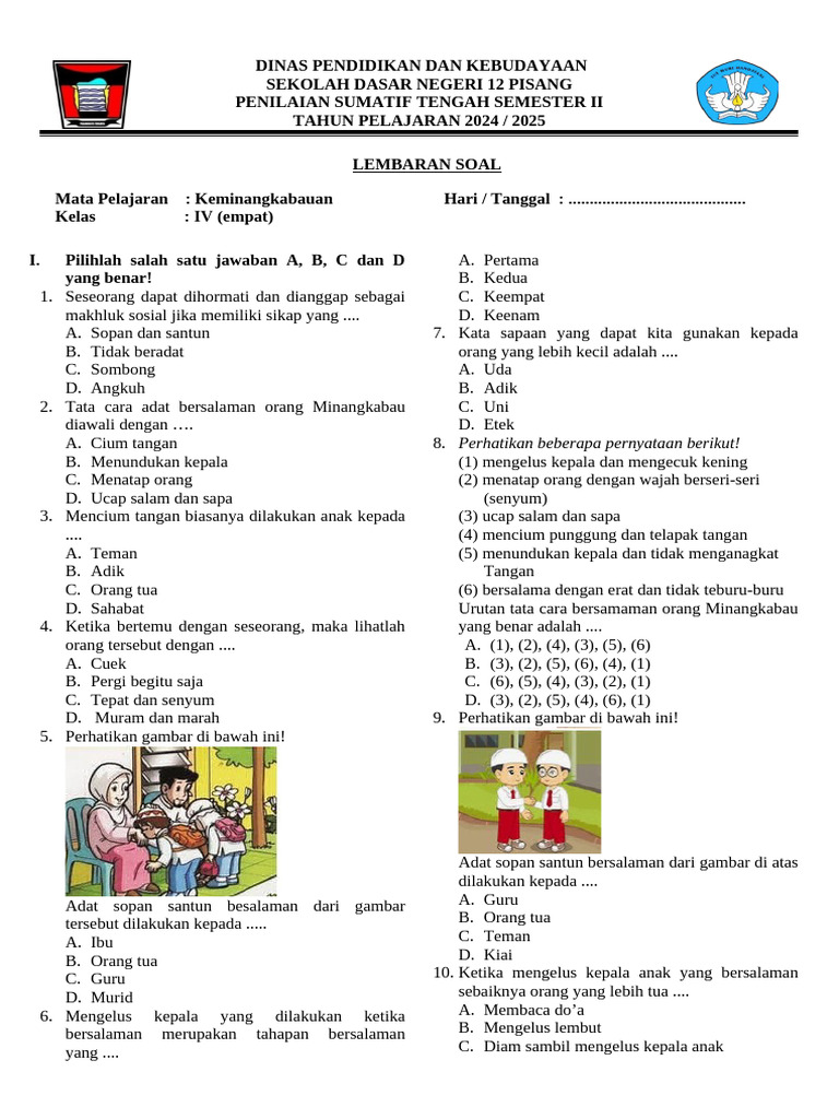 SOAL BAM | PDF