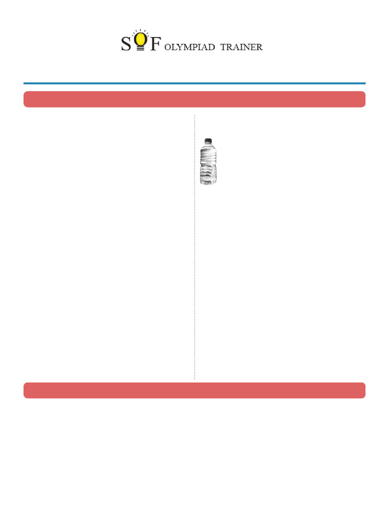 IEO - Sample - Class 1 - 1 - Answer | PDF | Linguistics