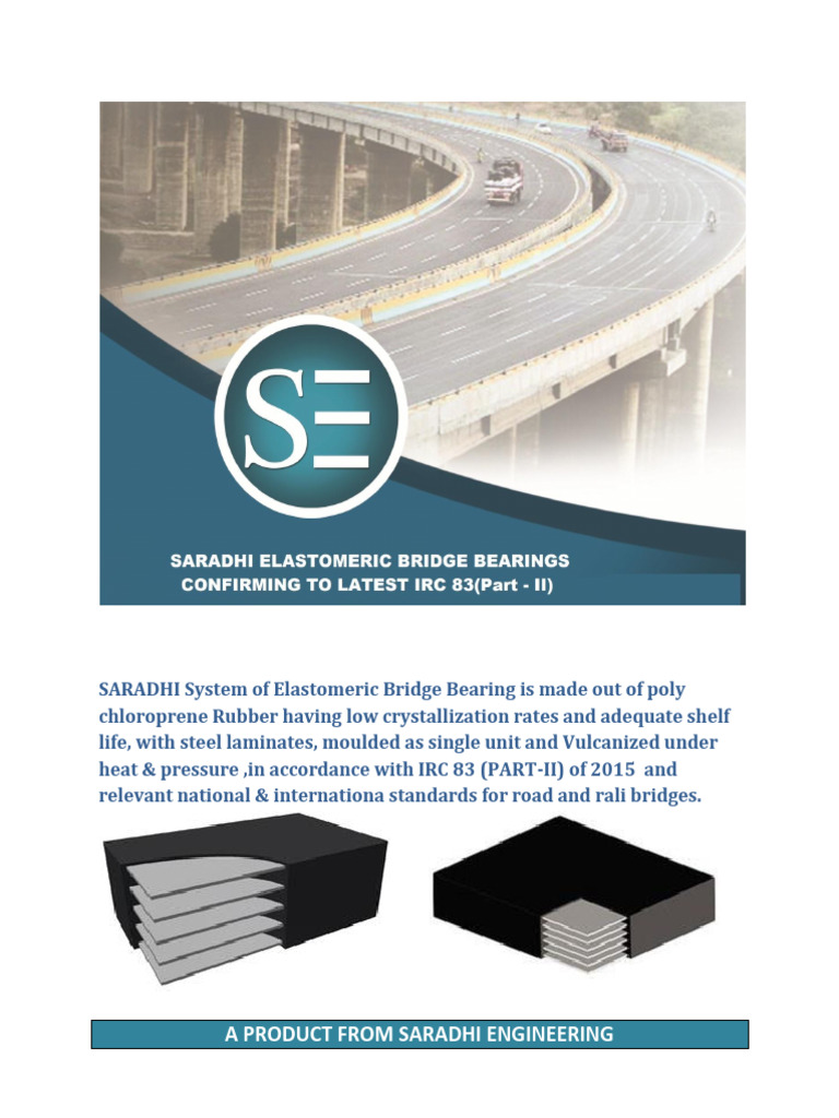 Saradhi Elastomeric Bridge Bearings | PDF | Young's Modulus ...