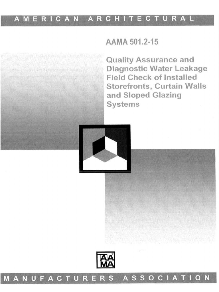 AAMA 501.2-2015 中文版 (Translate by AI) | PDF