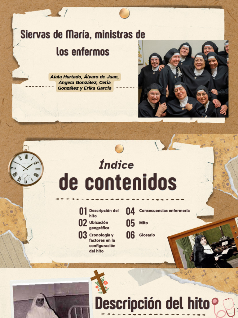 Siervas de María: Pioneras en Enfermería | PDF | Enfermería