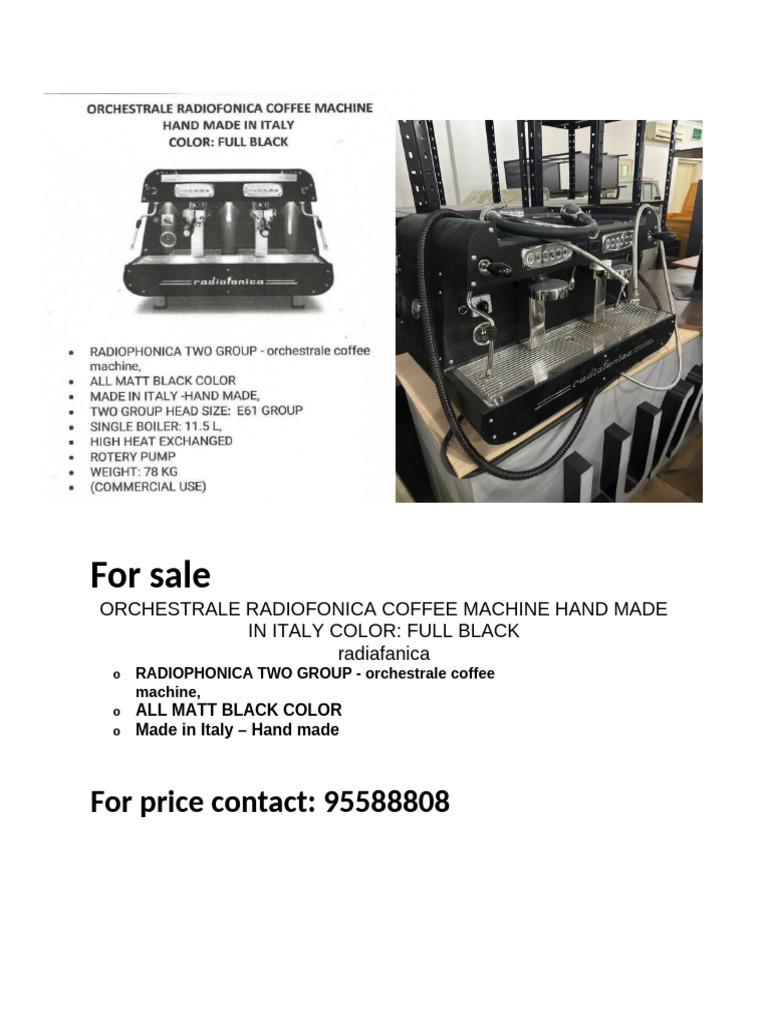 Coffee Machine | PDF