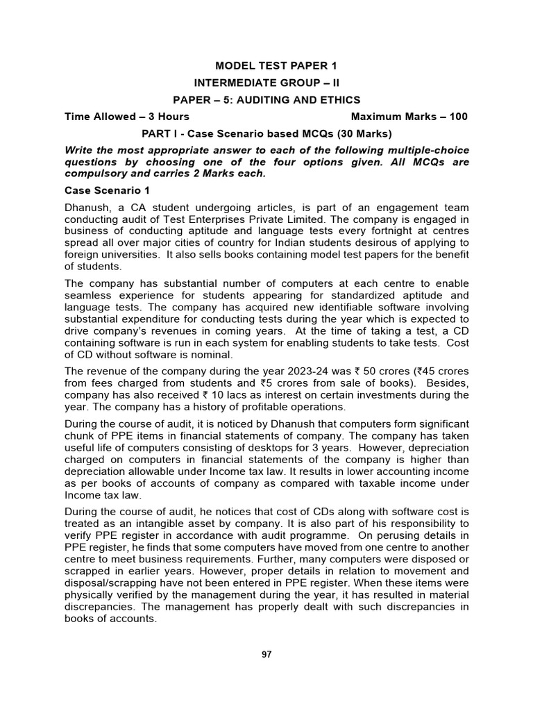 MTP (2025) | PDF | Audit | Auditor's Report