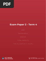 18 November 2024 Dbe Gec Grade 9 Mathematics p1 MG Eng | PDF ...