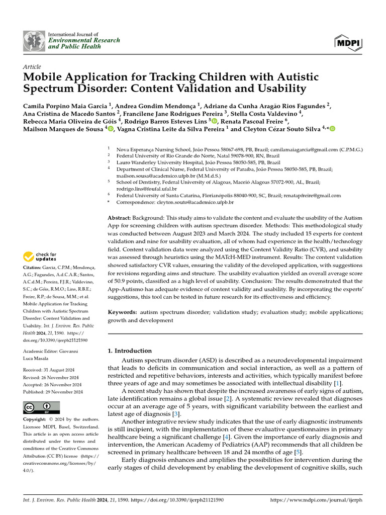 Mobile Application For Tracking Children With Autistic | PDF ...