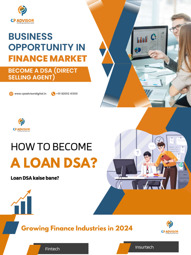 Become a DSA with CP Advisor | PDF | Banks | Financial Services