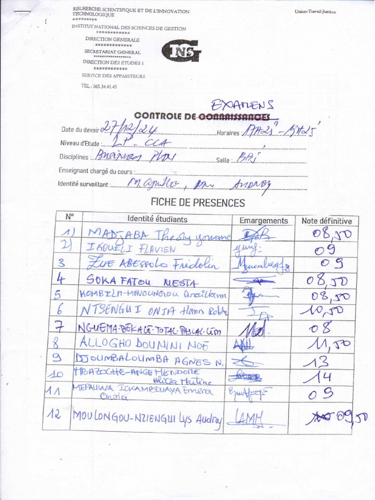 Notes l3 Cca Insg | PDF