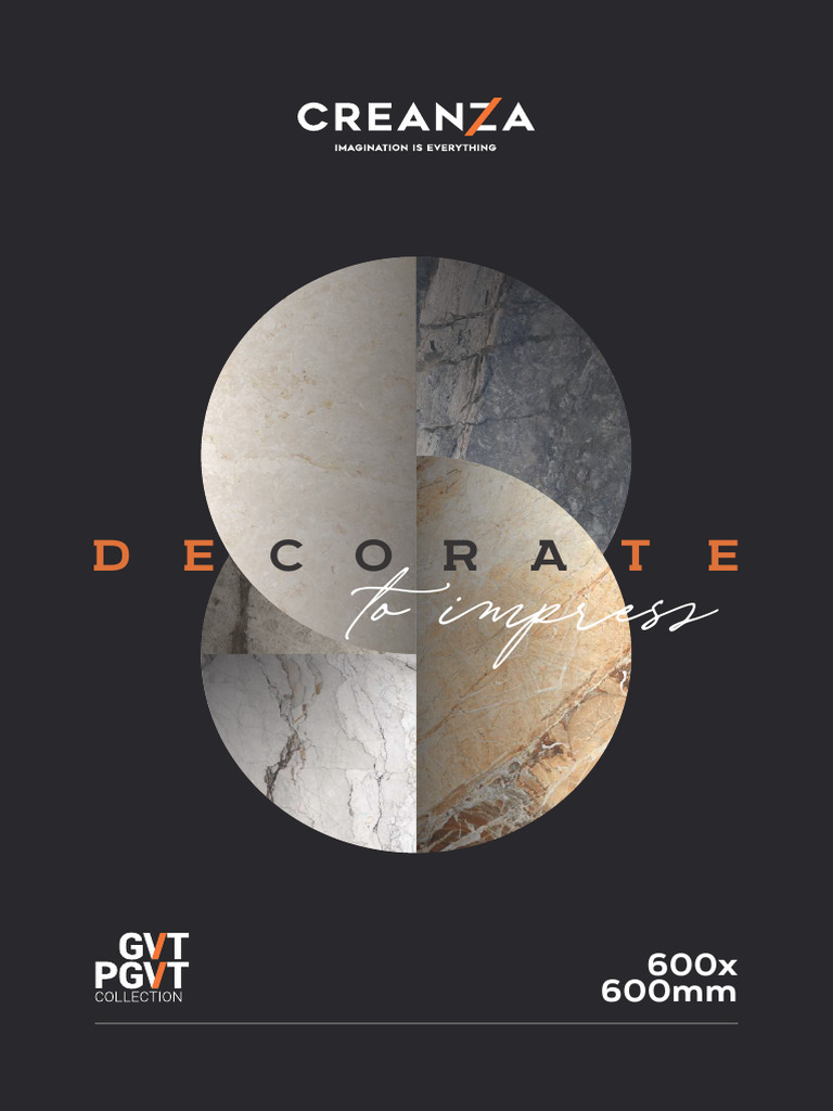 Creanza 60x60cm GVT E Catalogue New Collection | PDF | Tile