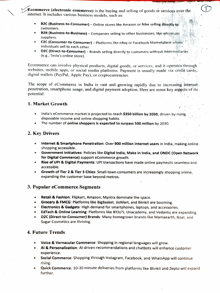 E-comm | PDF | E Commerce | Online Shopping