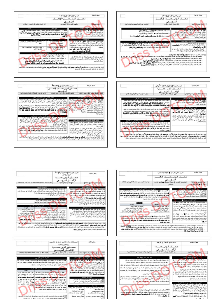 ملخصات دروس الاولى باك Driss Dotcom - Converti | PDF