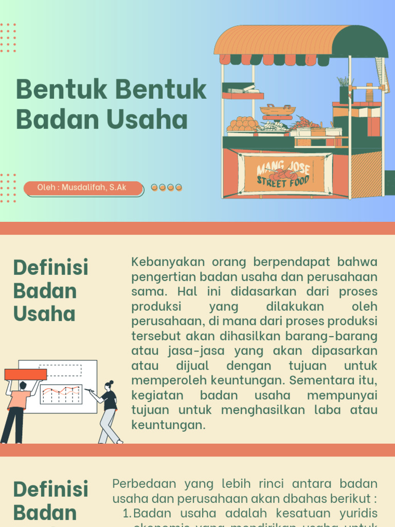 Bentuk Badan Usaha Berdasarkan Lapangan | PDF