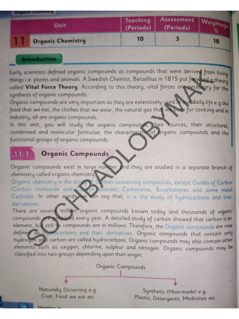 chapter-11-organic-chemistry_watermark | PDF