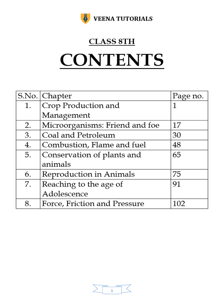 Scince Module 8th 2024 . | PDF | Fertilizer | Microorganism